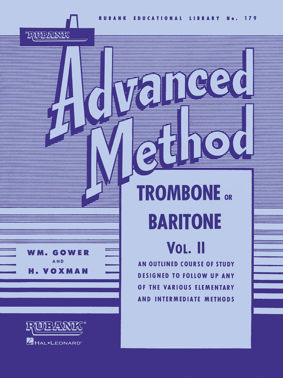 ルバンク上級 トロンボーン/ユーフォニアム教本 第2巻（トロンボーン）／Rubank Advanced Method - Trombone ...
