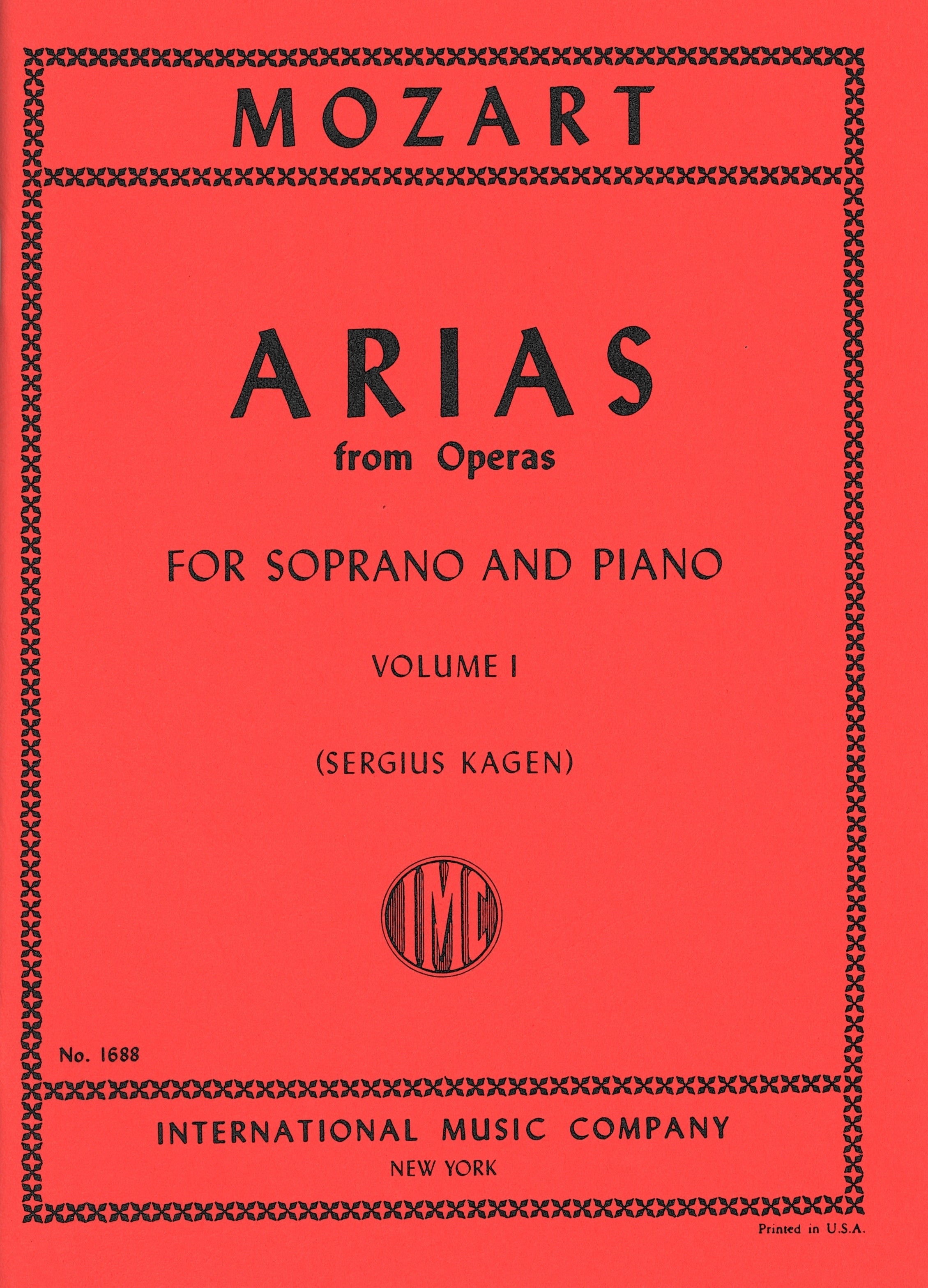 オペラ・アリア集 第1巻（高声用）／Arias from Operas Volume 1 (Soprano) – ウィンズスコア