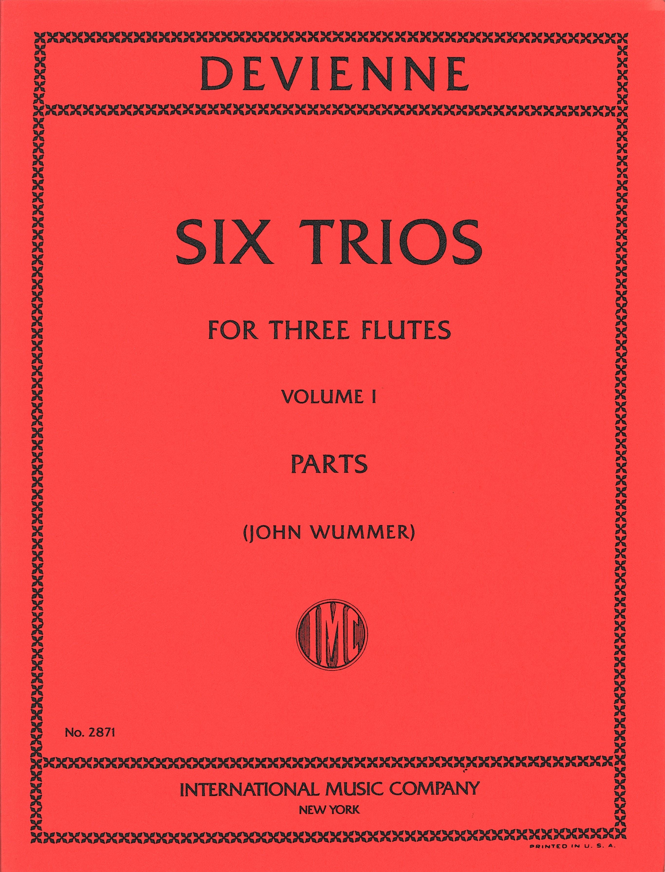 6つの3重奏曲 第1巻（第1番～第3番）（フルート3重奏）／Six Trios: Volume I (Flute Trio) – ウィンズスコア