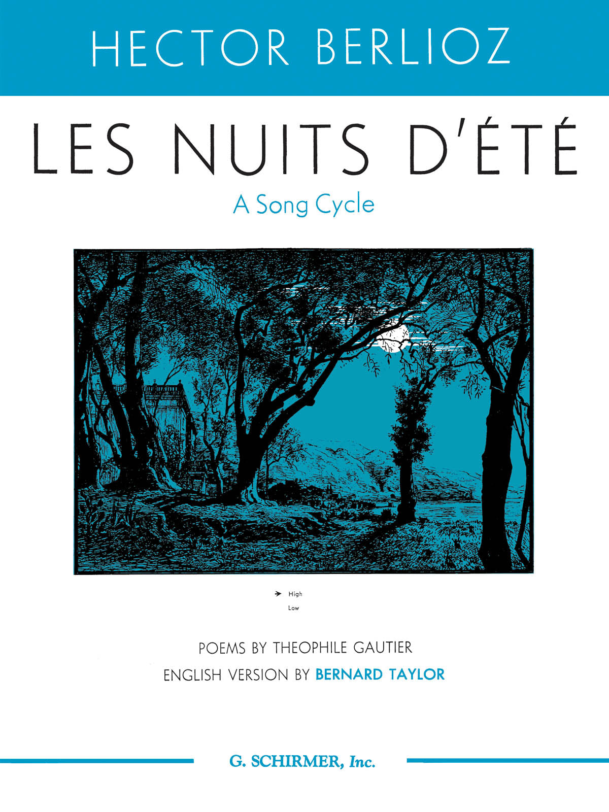 歌曲集「夏の夜」（高声用）／Les Nuits P'ete(High) – ウィンズスコア