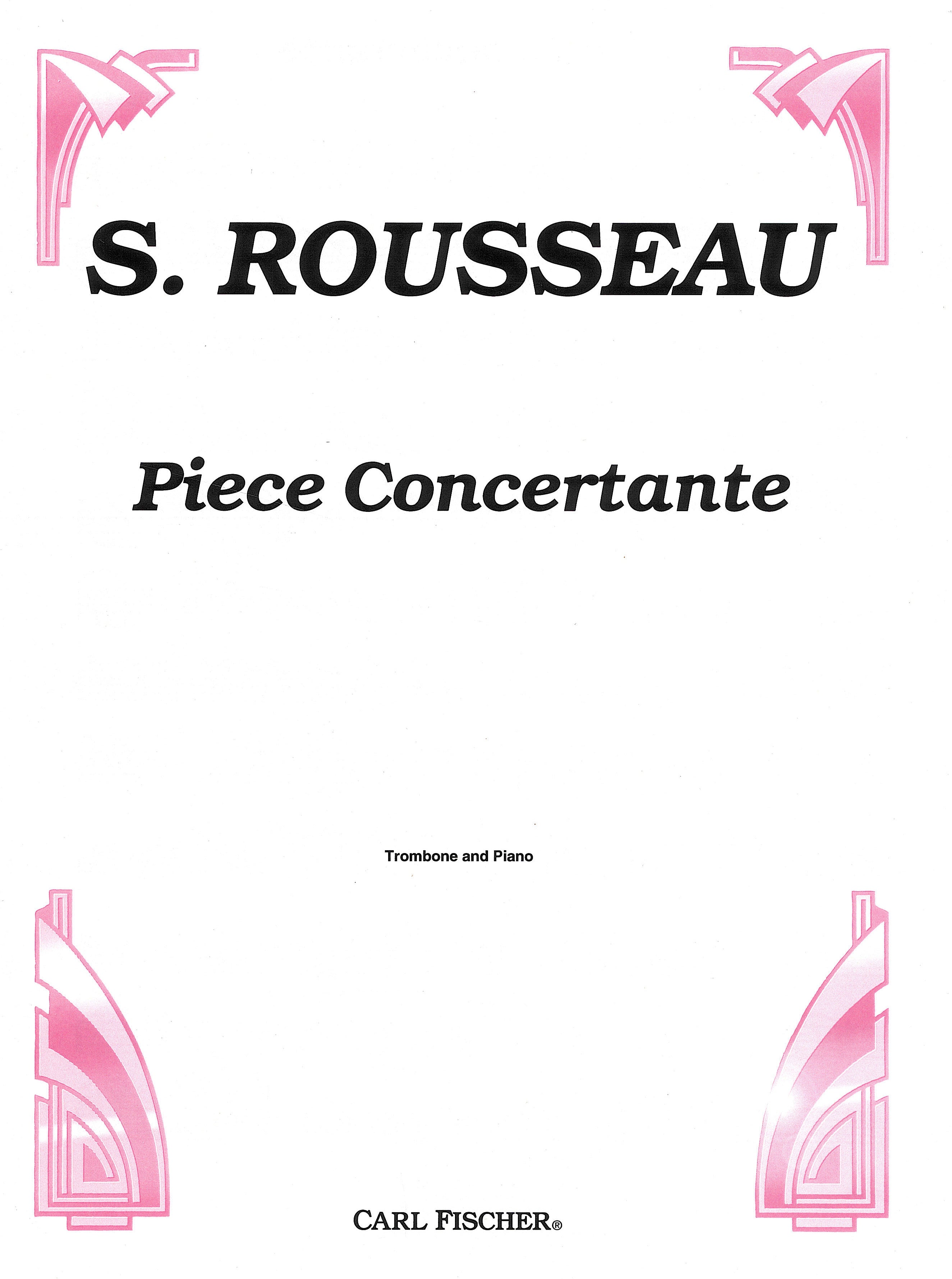 協奏的作品（トロンボーンソロ）／Piece Concertante (Rousseau) – ウィンズスコア