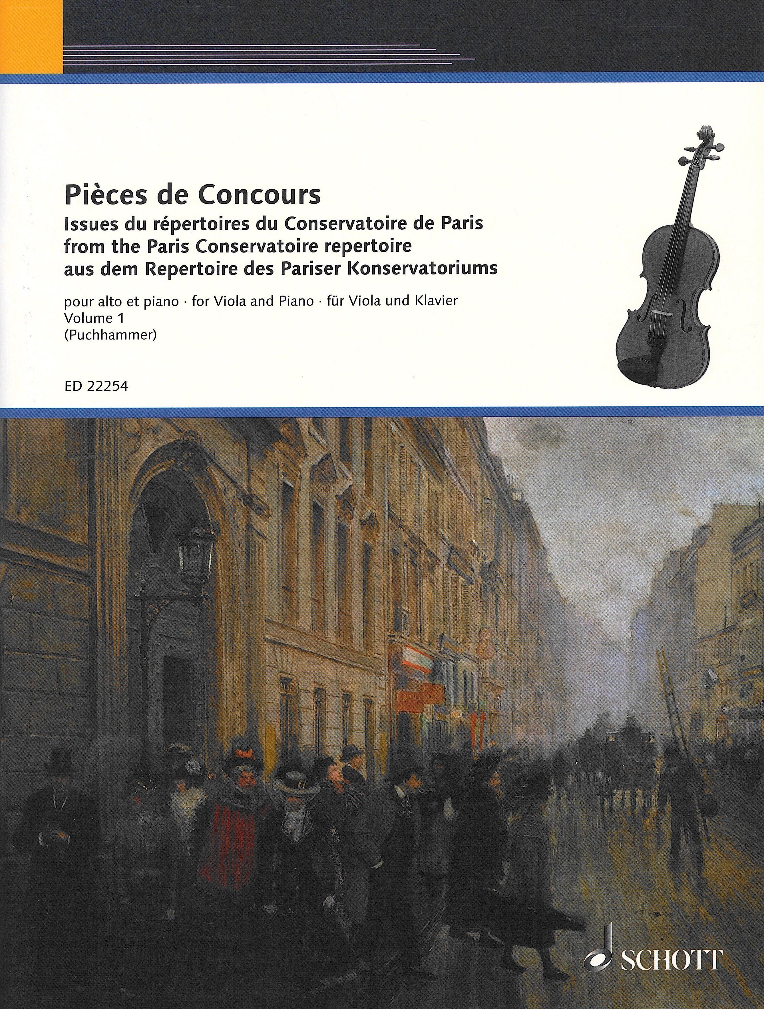 コンクール用小品集 第1巻／Pieces de Concours - Volume 1 (Viola & Piano) – ウィンズスコア