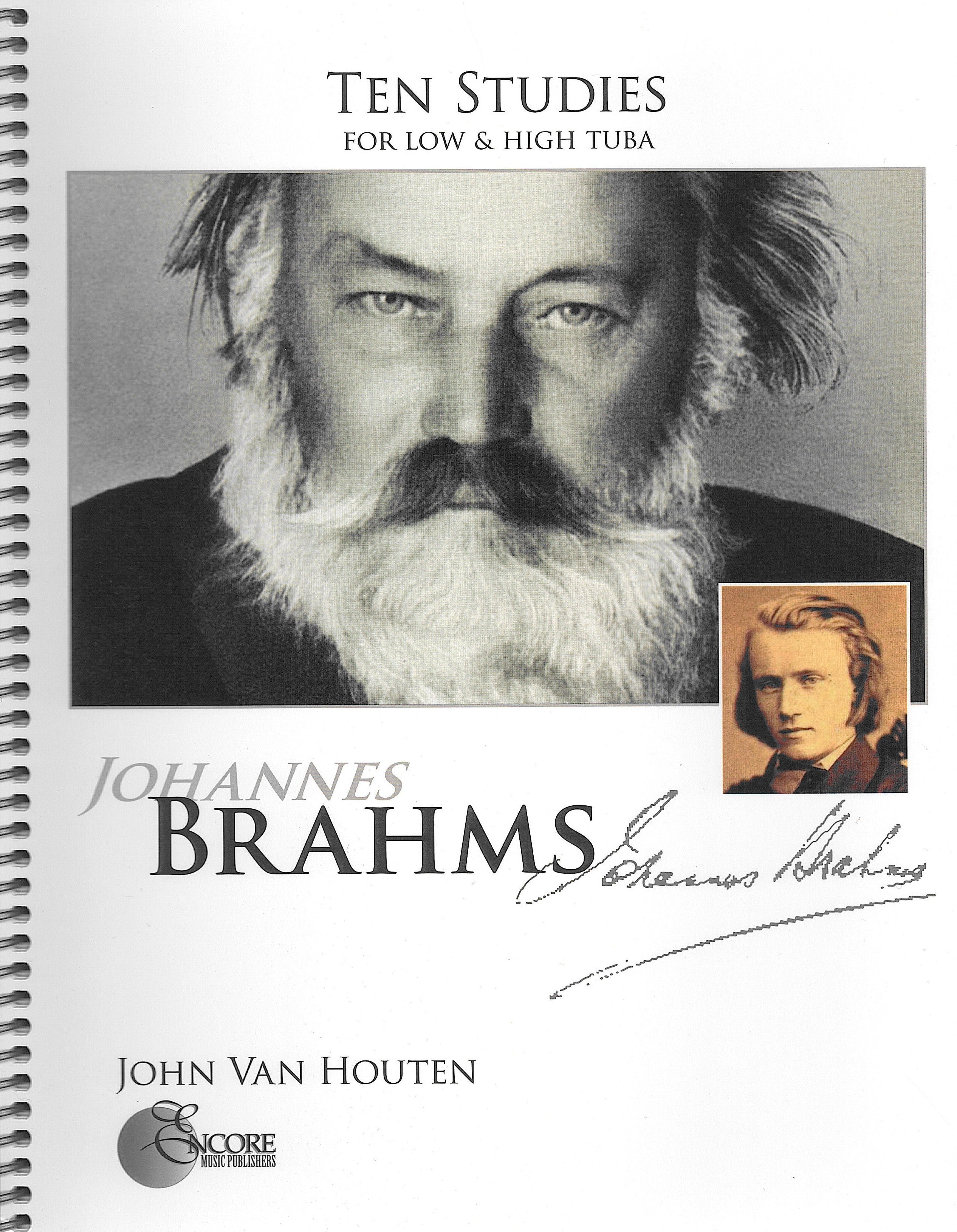 ブラームスによる10の練習曲集（チューバ）／10 Studies by Johannes Brahms (Low & High Tuba ...