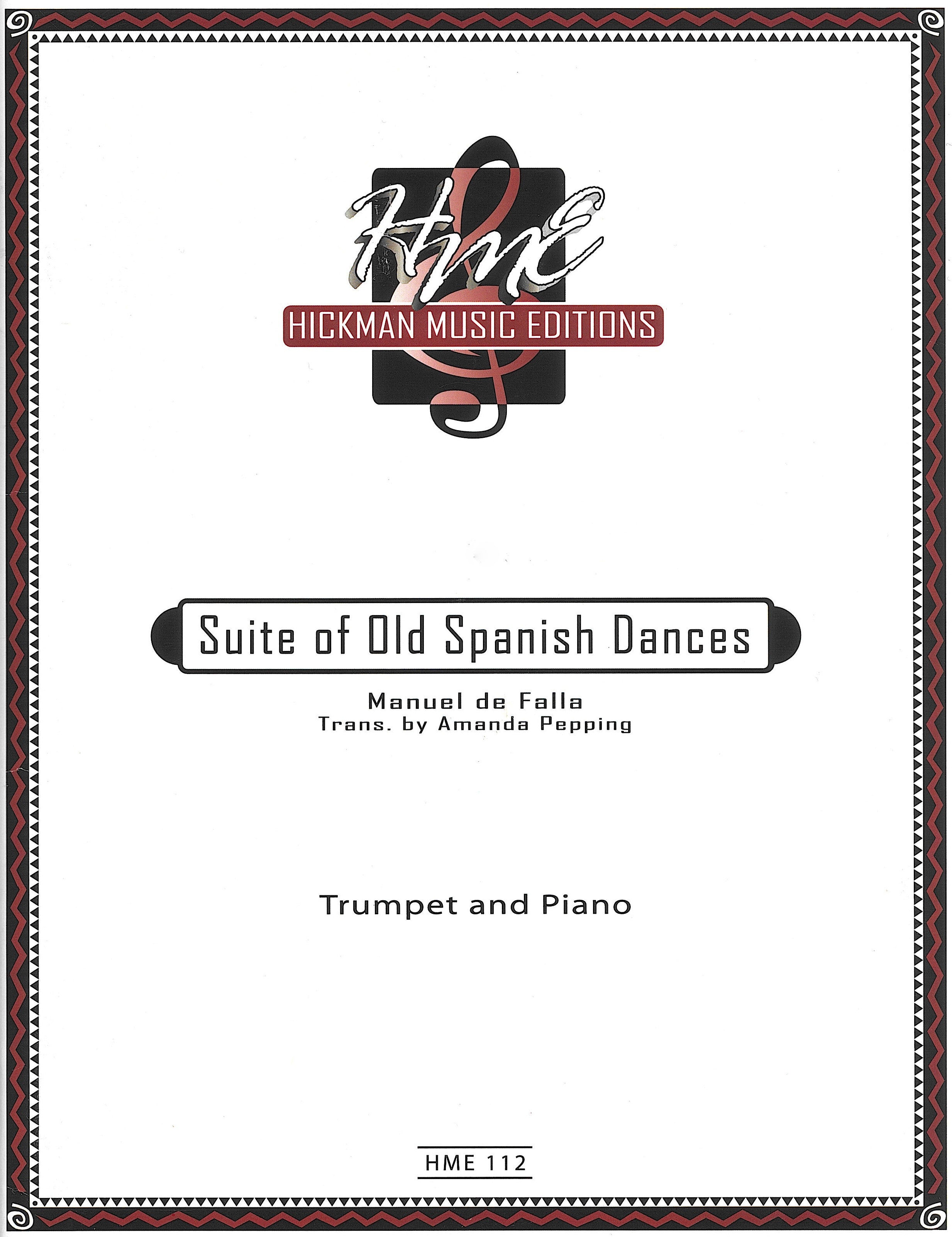 古いスペイン舞曲による組曲（トランペットソロ）／Suite of Old Spanish Songs (Trumpet & Piano ...